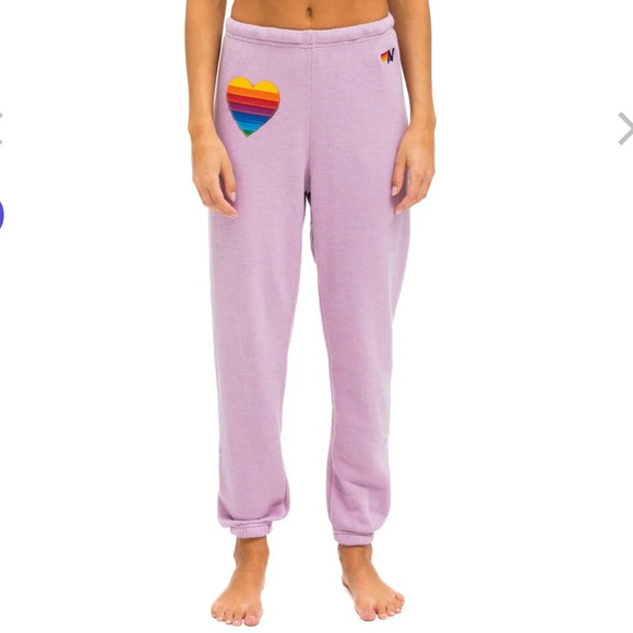 Aviator Nation | Pants & Jumpsuits | Nwt Aviator Nation Rainbow Heart ...